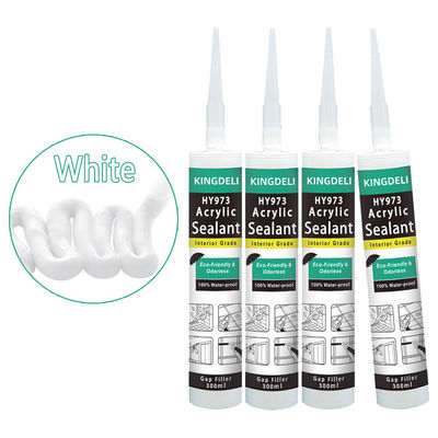 Transparent GP Acrylic Silicone Sealant , Moisture Resistant Antifungal ...