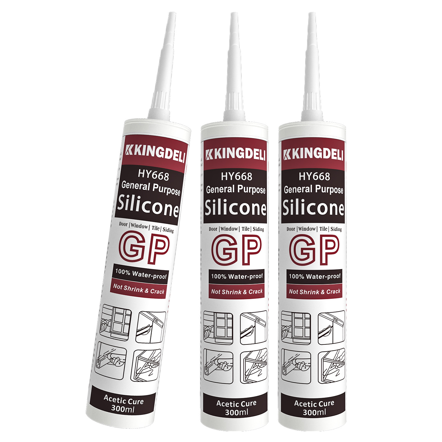Acidity Multipurpose Fast Cure Silicone Sealant For Aquarium Waterproof