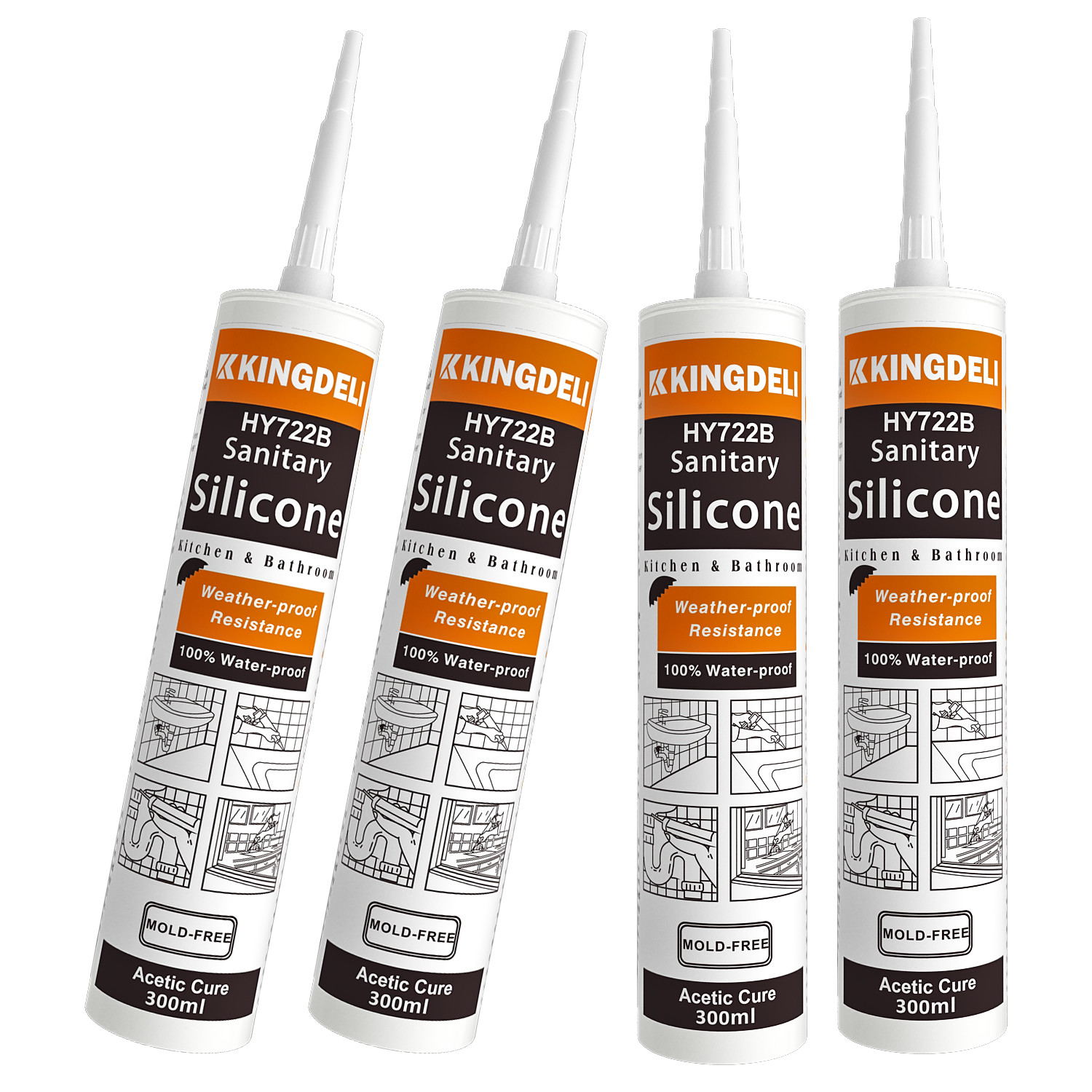 Eco-Friendly And Waterproof Neutral Aquarium Silicone Sealant Bolts ...